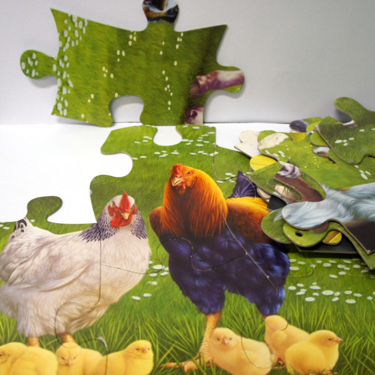 ELC Farm Animals Large 53 Piece Puzzle – Warwick Toy Library