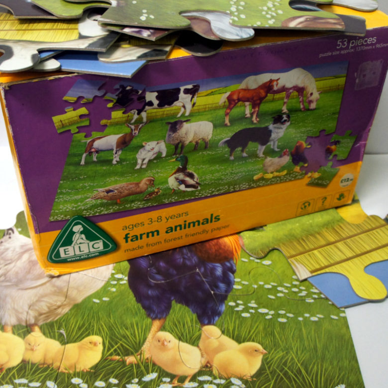 ELC Farm Animals Large 53 Piece Puzzle – Warwick Toy Library
